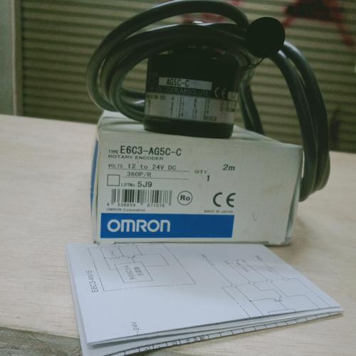 Jual ROTARY ENCODER OMRON E6C3-AG5C-C 360P/R ORIGINAL JAPAN ASLI 💯 ...