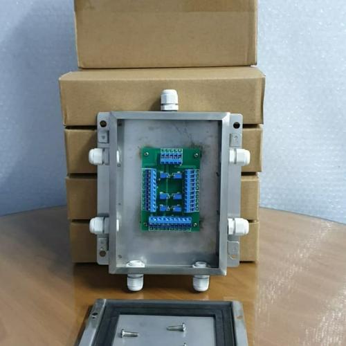 Jual junction box 6 holes/ 6 load cell Stenliss stee Untuk jembatan ...