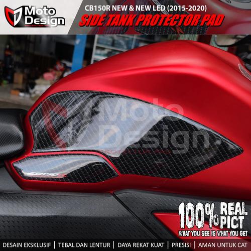 Jual Stiker Timbul Carbon Protector Pad Tank Pad Sidepad CB150R New ...