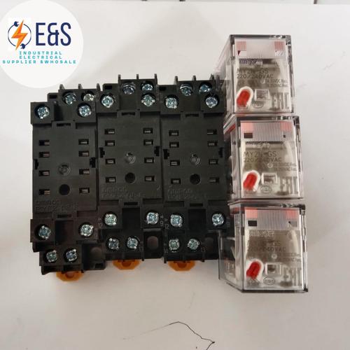 Jual Relay Omron MY2N GS AC 220V + Socket OMRON Original MY2 - Relay ...