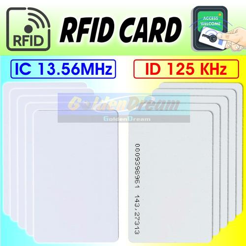 Jual RFID Card IC 13.56Mhz ID 125Khz Kartu Absensi Akses 14443A RC522 ...