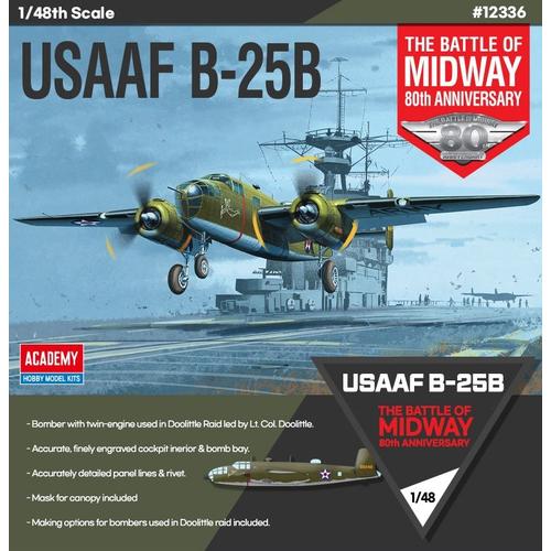 Promo MODEL KIT ACADEMY 1/48 USAAF B-25B "Midway" 12336 Cicil 0% 3x ...