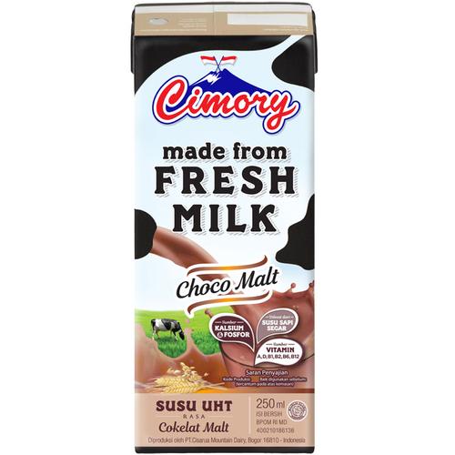 Jual Cimory Fresh Milk Susu UHT 250 ml - Choco Malt - Kota Malang ...