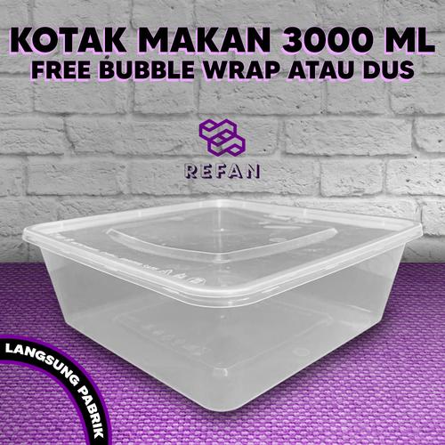 Jual Kotak Thinwall Besar 3000ml/Thin Wall Kotak Makanan 3000ml - Pack ...