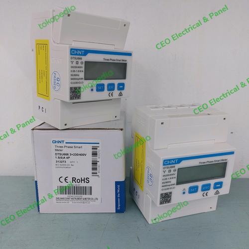 Jual DTSU666 Three Phase Din-Rail Meter Type: DTSU666 230V 5(80)A 4P ...