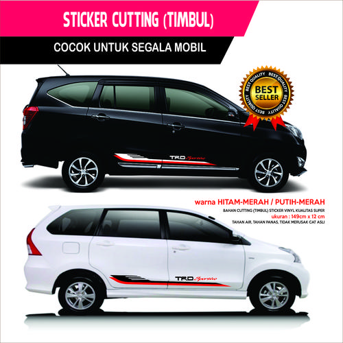 Jual STICKER STRIPING VARIASI MOBIL SIGRA,CALYA,RUSH,AVANZA,INNOVA ...