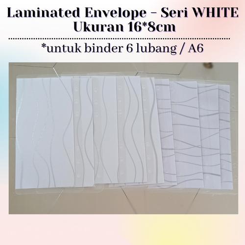 Jual Laminated Cash Envelope A6 - Seri Warna PUTIH | Amplop Sinking ...