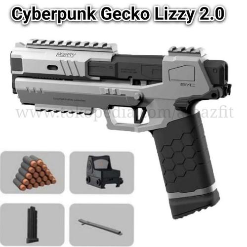 Jual Cyberpunk 2077 Lizzy Gecko 2.0 Nerfty Dart Blaster Lizzie Nerf Gun ...