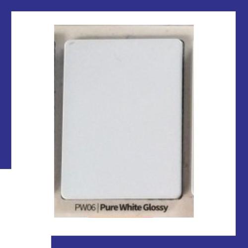 Jual ACP - Alumunium Composite Panel Decobond tebal 3mm - White Glossy ...