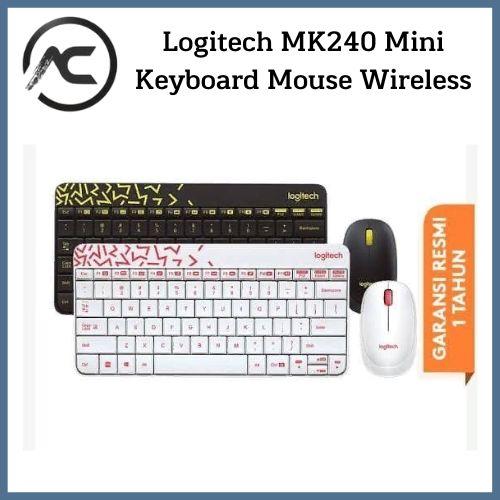 Jual Logitech MK240 Mini Keyboard Mouse Wireless - Putih - Putih - Kota ...