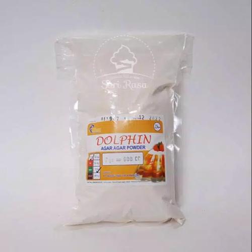 Jual Agar-agar Powder Jelly Putih plain COD Dolpin Fontana Paus 100 ...