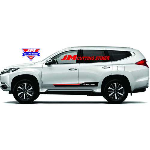 Jual stiker mobil pajero sport cutting stiker lis mobil pajero stiker ...