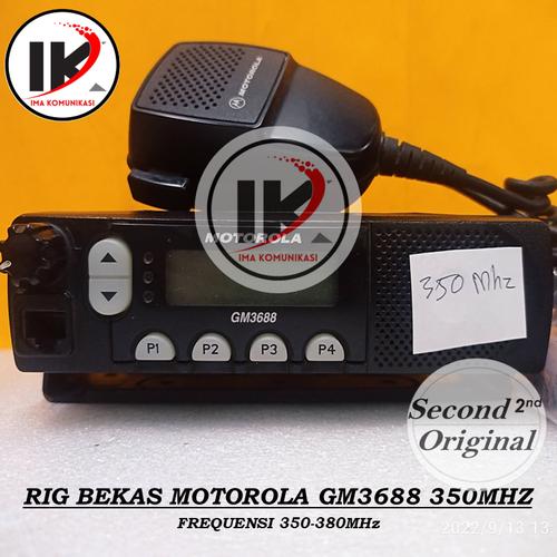Jual RIG BEKAS MOTOROLA GM3688 UHF LOW 350-380Mhz - Jakarta Barat - IMA ...