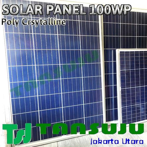 Jual Solar Panel 100wp Poly Crystalline Panel Surya Solar Cell 100W ...