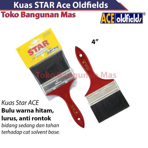 Jual Kuas Cat Star Ace Oldfields Bulu Hitam 4 Inch 4" - Jakarta Utara ...