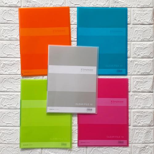 Jual KING JIM Kingjim 184TSPH Clear File Holder A4-S ukuran A4 10 ...