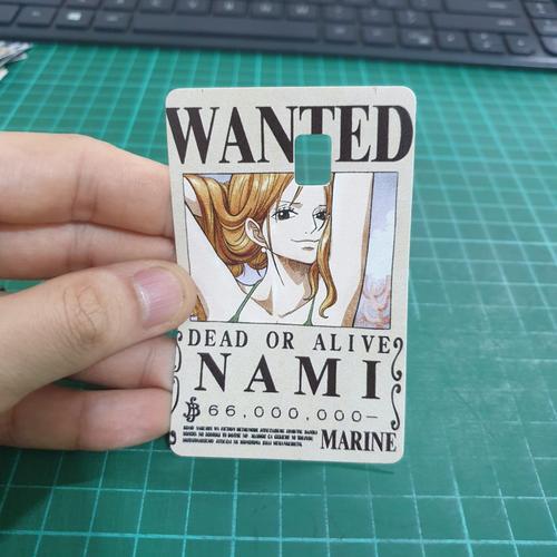 Jual Sticker Skin ATM / Debit / Kredit C0009 - One Piece - Bounty Nami ...