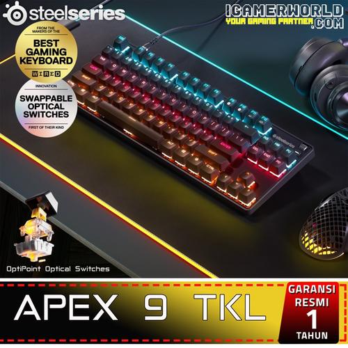 Jual Steelseries Apex 9 TKL RGB OptiPoint Optical Switch Gaming ...