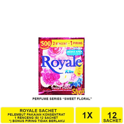 Jual Royale Pewangi Softener isi 12 Sachet Parfume Series by soklin ...