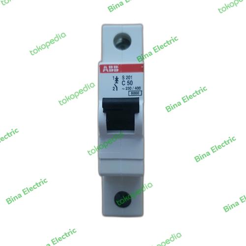 Jual MCB ABB S201 1P 50A 6kA / MCB ABB S 201 1 Pole 50 Ampere 6 kA - Jakarta Pusat - Bina ...
