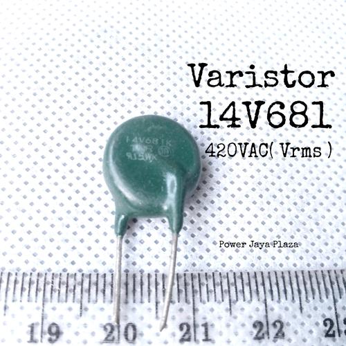 Jual Varistor TNR 14V 681K 14V681K 420VAC (Vrms) data lihat foto 3 ...