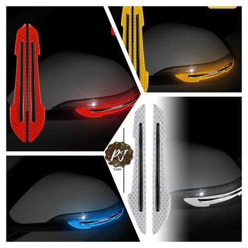 Jual 2 Pcs Car Reflective Carbon Sticker Strip Stiker Reflektif Spion ...