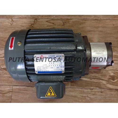 Jual INTEGRATED MOTOR 5HP GEAR PUMP HONOR EM-5-2G - NO PUMP - Kota ...