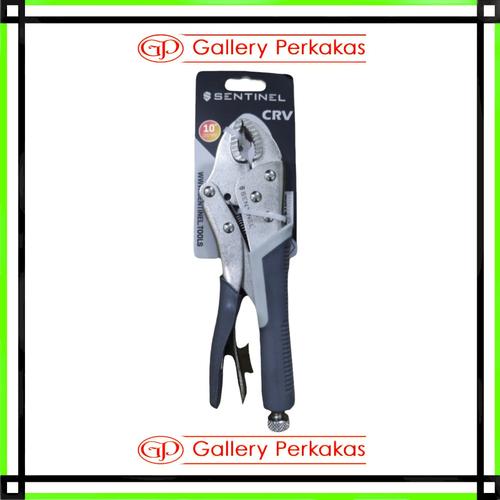 Jual Tang buaya 10 inch gagang karet bengkok round sentinel taiwan ...