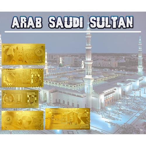 Jual UANG CLASSIC GOLD FOIL ARAB SAUDI RIYAL SPECIAL SULTAN - 20 RIYAL ...
