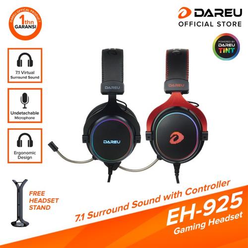 Promo DAREU EH925 RGB 7.1 Surround Gaming Headset Cicil 0% 3x - Jakarta ...