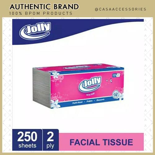 Jual Tisu Jolly 250 sheet 2 ply / facial tissue Jolly 250sheet ...