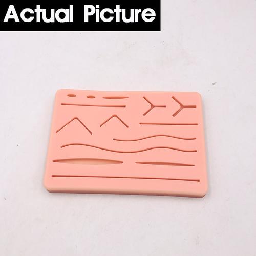 Jual cod model kulit silikon pad latihan jahit luka medis hecting wound ...