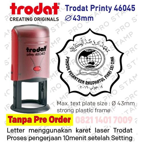 Jual Stempel Otomatis Trodat Printy 46045 / Custom Design - Kab. Bekasi ...