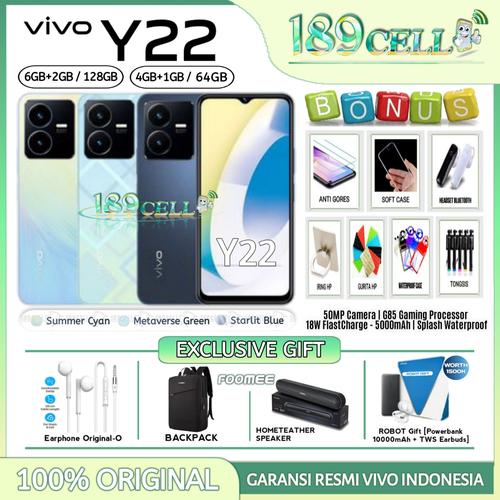 Promo VIVO Y22 Y 22 4/64 | Y22 6/128 | Y22 8/128 | Y22S Y22T GARANSI ...