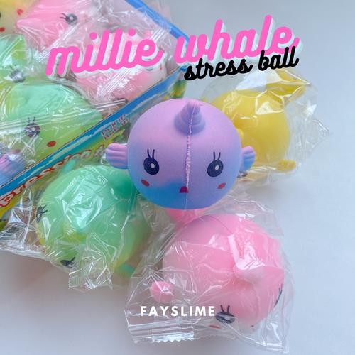 Jual Mainan Squishy stress ball bentuk millie whale lumba lumba - Kab ...