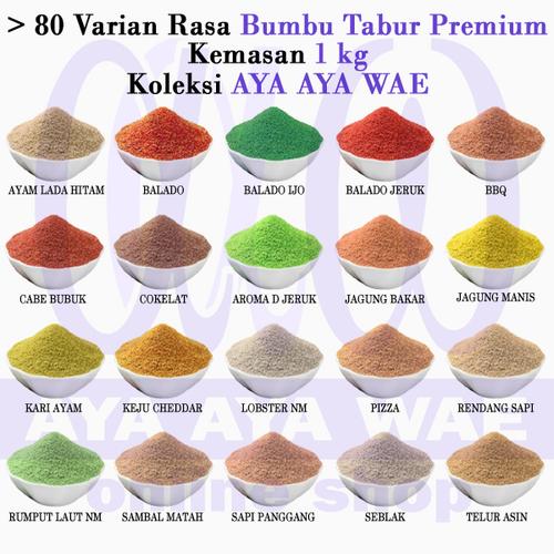 Jual Bumbu Tabur Premium 1kg Macam Macam Rasa - Rumput Laut kg - Kab ...