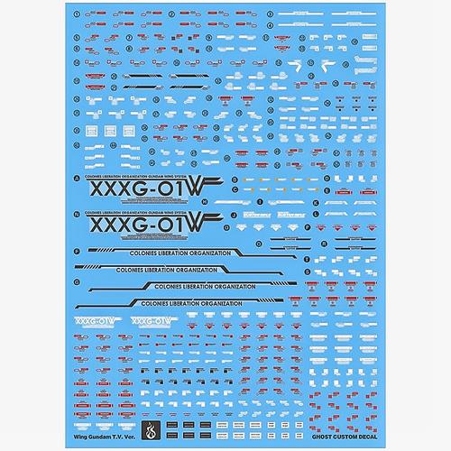 Jual MG WING GUNDAM TV VER. WATER DECAL GHOST CUSTOM DECAL - Jakarta ...
