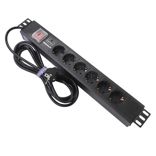 Jual INDORACK PDU 6 OUTLET SOCKET C13 GERMANY / EUROPE / MULTI RACK ...