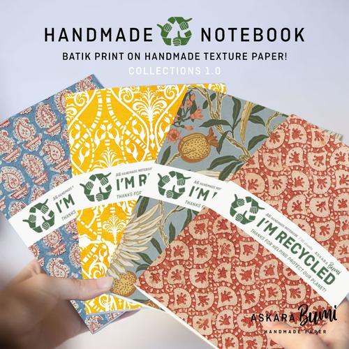 Jual Handmade Notebook //Journal // Cover batik // Cover Recycled ...