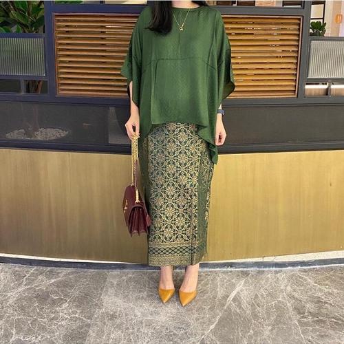 Jual Rok LIlit Songket Palembang /Bawahan Kebaya/Rok Lilit Songket ...