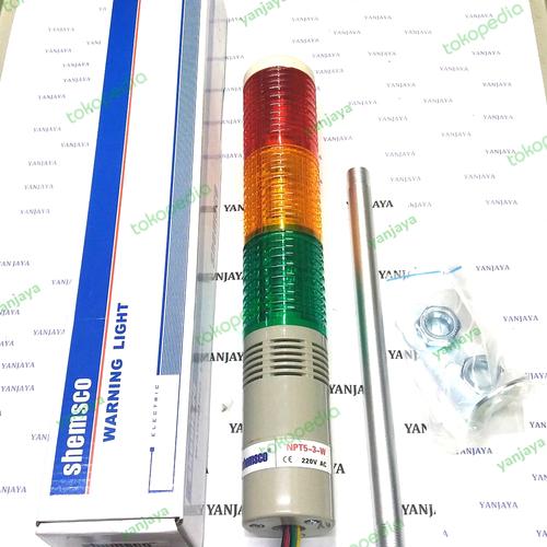 Jual tower light led 3 lampu steady/lampu tower light led/lampu warning ...