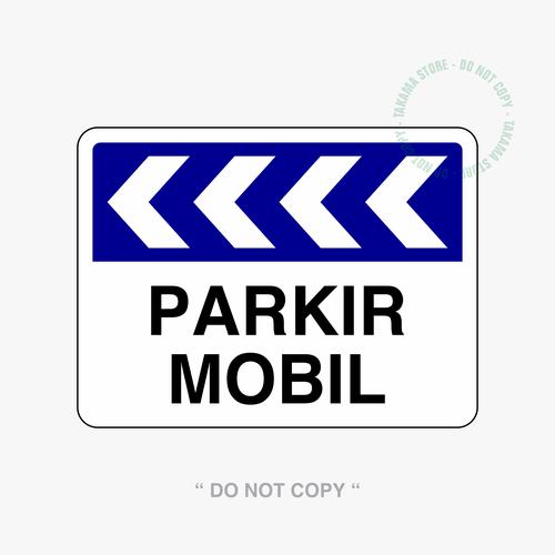 Jual RAMBU PETUNJUK ARAH PARKIR MOTOR ATAU MOBIL 30cm x 40cm PLAT ...