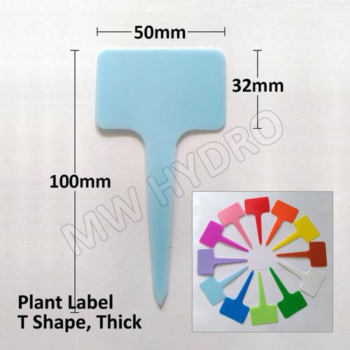 Jual Label Tanaman / Plant Label / Tag, Model T Tebal, 5x10cm - Biru ...