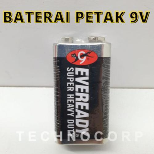 Jual BATERAI KOTAK 9V EVEREADY BATERE 9 VOLT SUPER HEAVY DUTY BATTERY ...