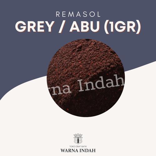 Jual PEWARNA BATIK / PEWARNA TEKSTIL REMASOL ABU ABU (GREY) GRAM - ABU ...