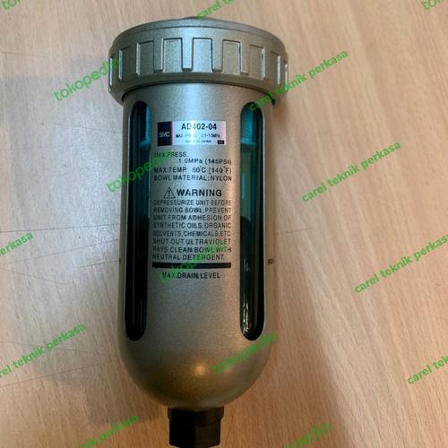 Jual REGULATOR AUTO DRAIN SMC AD402-04 PORT 1/2 INCH - Jakarta Barat ...