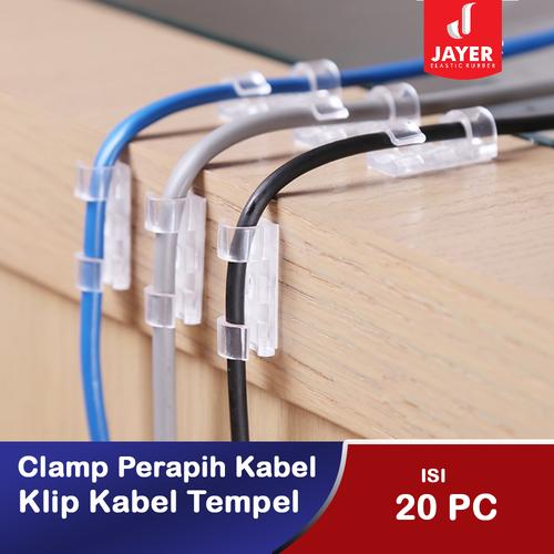 Jual Clip Perapih Kabel Organizer / Clamp Kabel / Wire Organizer ...