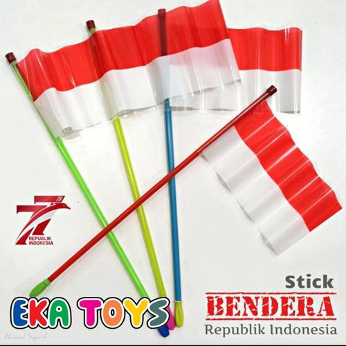 Jual Bendera Plastik/Bendera Pawai/Bendera+Stik+Balon/Bendera HUT RI ...