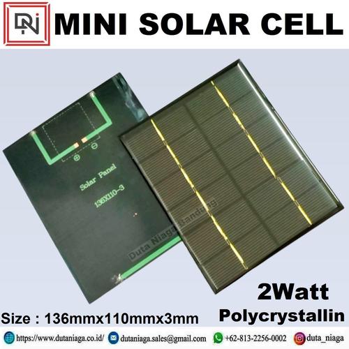 Jual MINI SOLAR CELL 2 WATT 6V SOLAR PANEL SOLAR CELL PANEL SURYA ...