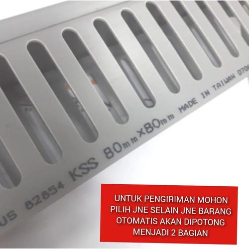 Jual WIRING DUCT KABEL DAK CLOSE SLOTTED KSS VDC - 8080 (80×80×2000 ...